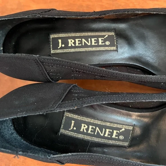 J.Renee | Shoes | J Renee Sheer Side Pumps Heels Metallic Narrow | Poshmark